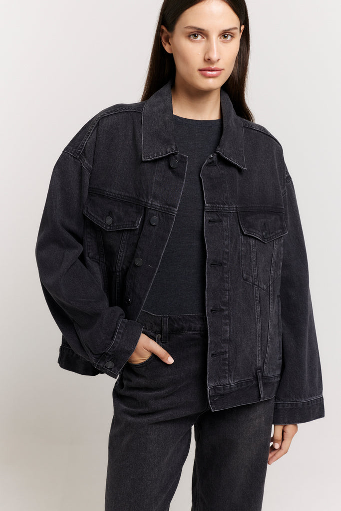 Helena Jacket | Black Denim Jacket | Henne