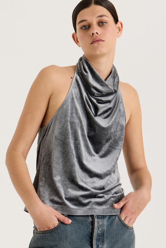 Brea Velvet Top – Henne